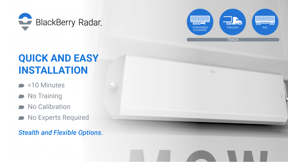 Blackberry Radar H2 Geotab Go Asset Tracker Fleet Tracking