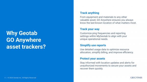 GPS Tracking Device | Geotab GO Anywhere